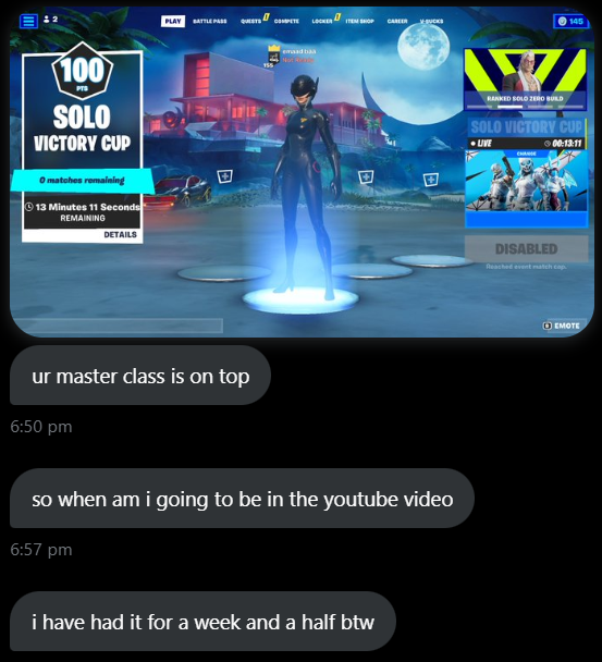 Fortnite Masterclass : Master the Game with Expert Fortnite Coaching