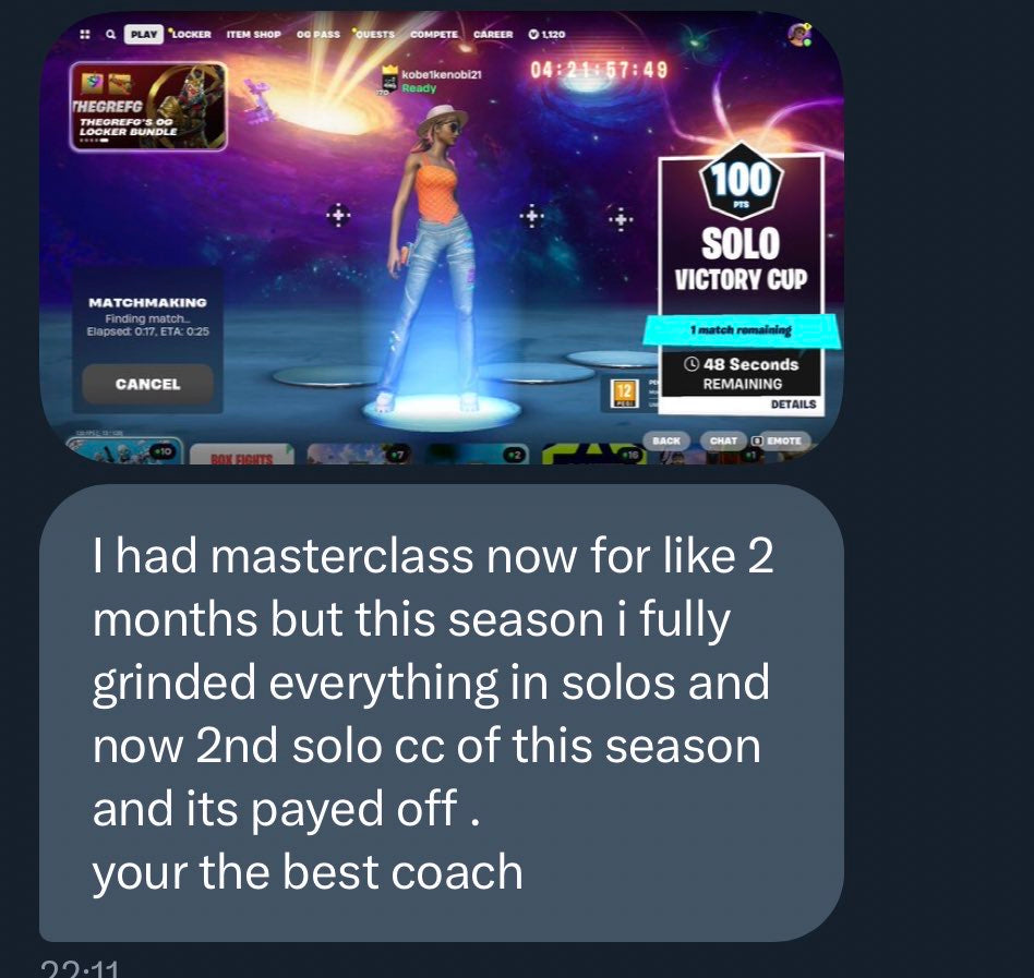 Fortnite Masterclass : Master the Game with Expert Fortnite Coaching